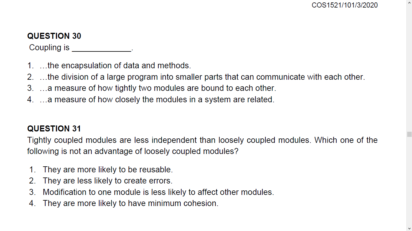 Solved QUESTION 26 Polymorphism used in object-oriented | Chegg.com