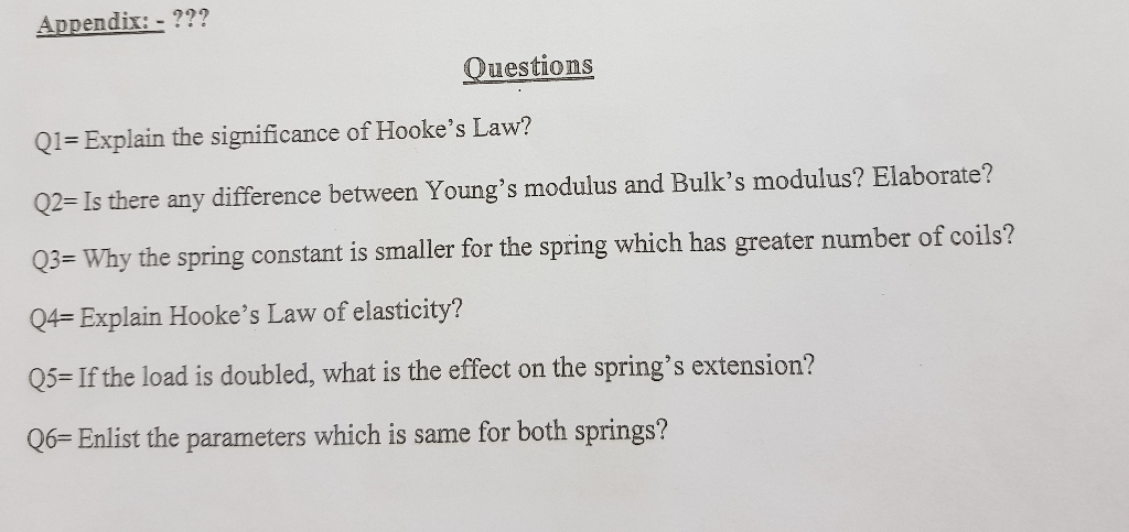 Solved Appendix: - ??? Questions Q1= Explain the | Chegg.com