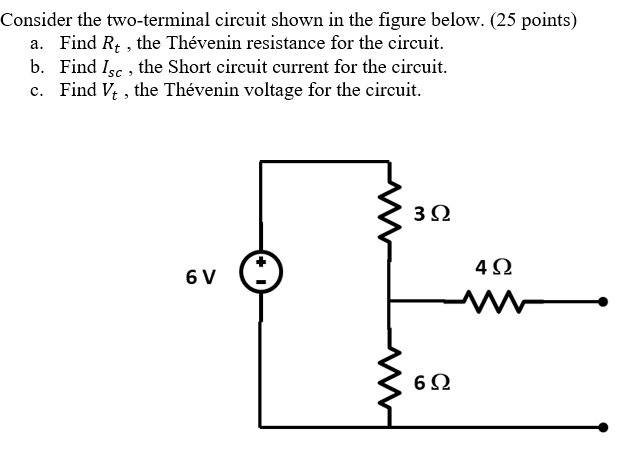 Solved Consider the two-terminal circuit shown in the figure | Chegg.com