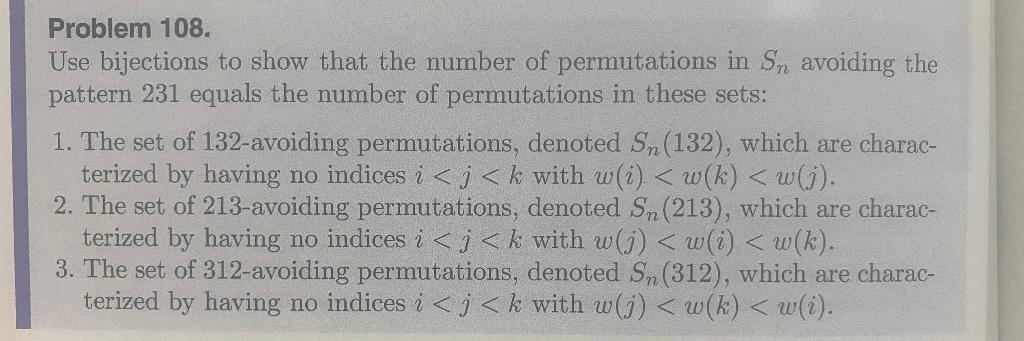 Solved Problem 108 Use Bijections To Show That The Number