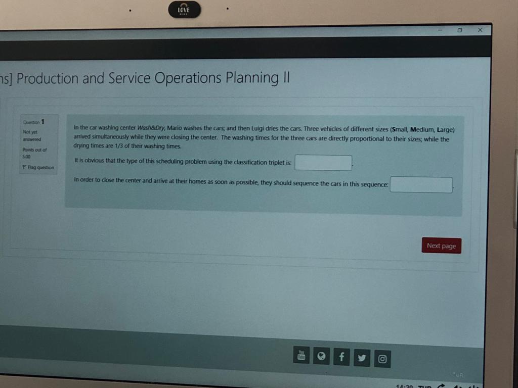 Solved s] Production and Service Operations Planning II | Chegg.com