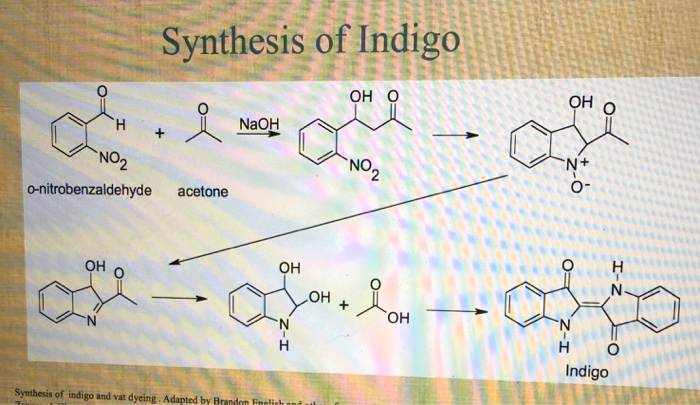 Synthesis of Indigo ?? ? NaOHA NO | Chegg.com