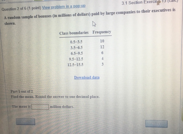 Solved 3.2 Sechon estion 4 of 5 (1 point) View problem in a | Chegg.com