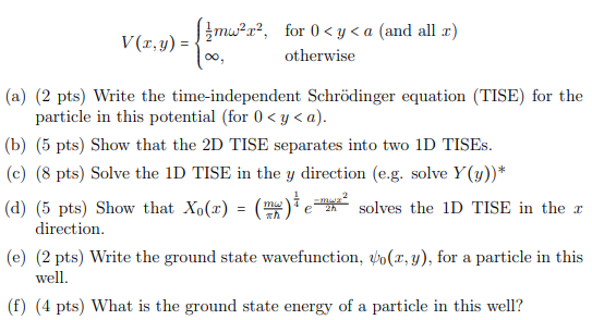 Solved V(x,y) = mwr?, for 0 | Chegg.com