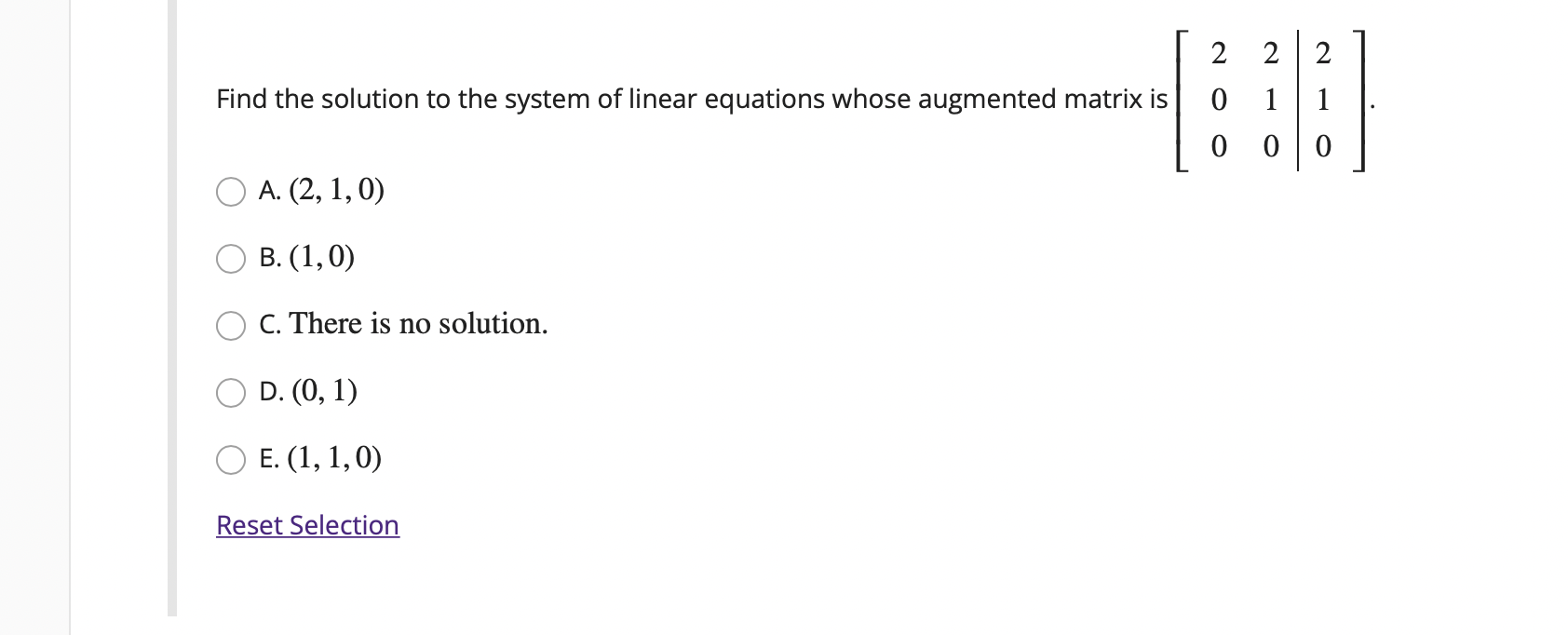 Solved Find the solution to the system of linear equations | Chegg.com
