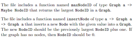 Solved The file includes a function named maxNode ID of type | Chegg.com