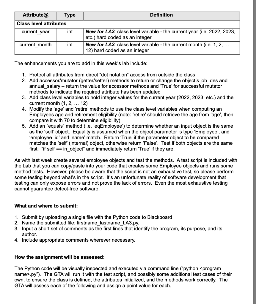 Solved In this assignment you are to enhance the Python | Chegg.com