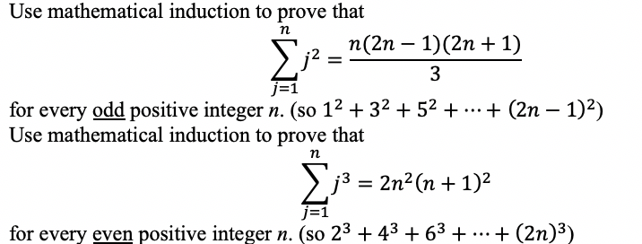 Solved Use mathematical induction to prove that n(2n – 1)(2n | Chegg.com