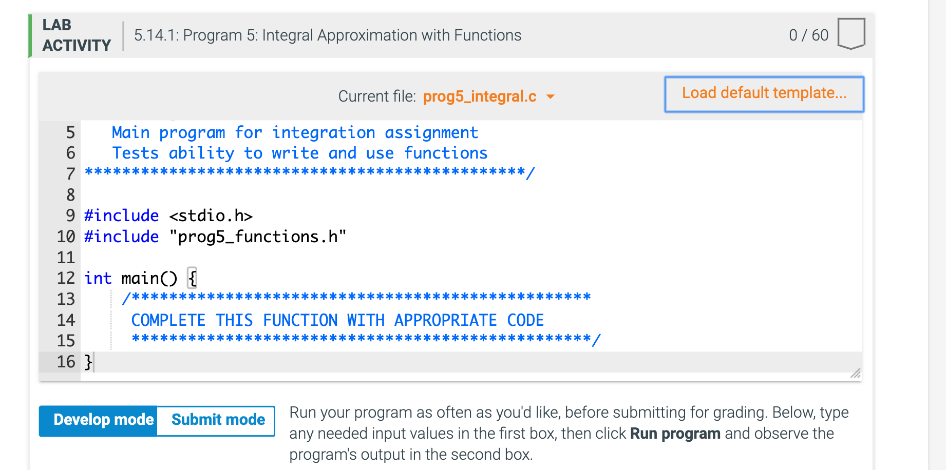 please write in C program only**** each different | Chegg.com