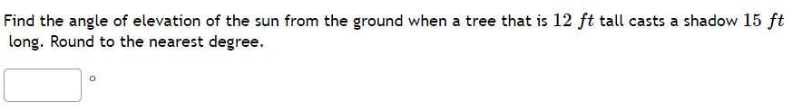 Solved Find the angle of elevation of the sun from the | Chegg.com