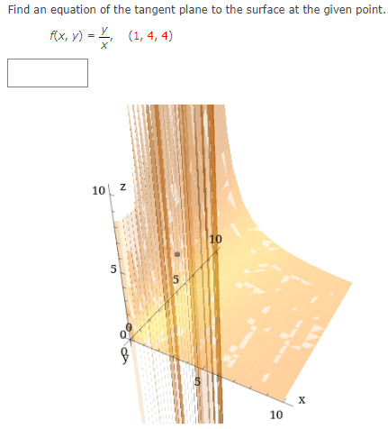 Solved Find an equation of the tangent plane to the surface | Chegg.com