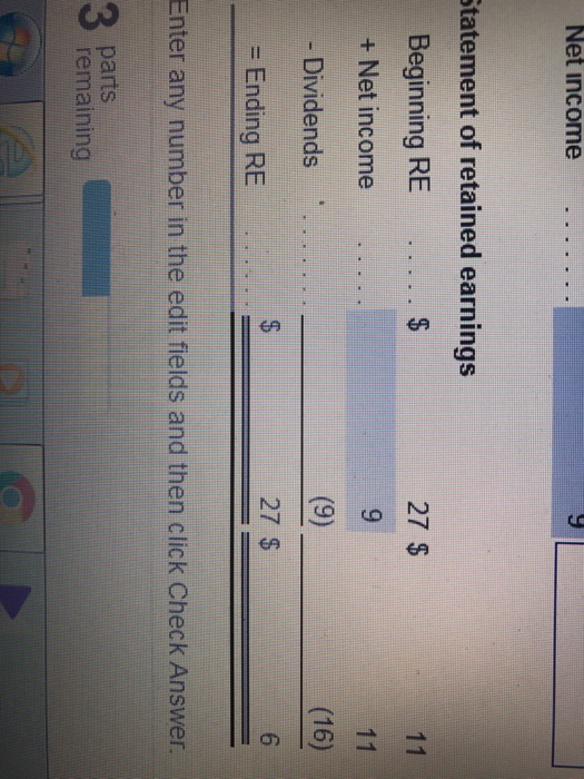 Solved Beginning Assets Liabilities Common stock Retained | Chegg.com