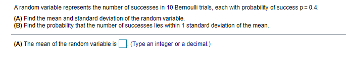 Solved A random variable represents the number of successes | Chegg.com