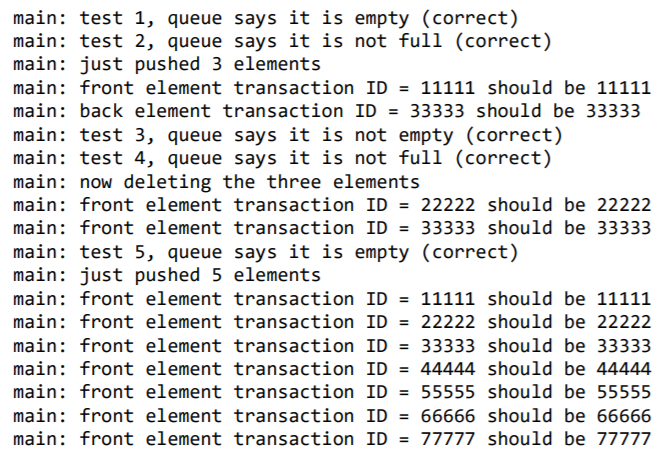 Solved Queue Using Malik's queue logic, develop a Queue ADT | Chegg.com