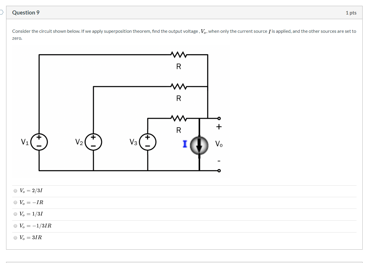 Solved Consider the circuit shown below. If we apply | Chegg.com