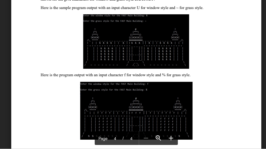 Solved Language C Draw This Building Just Using Cout And 3833