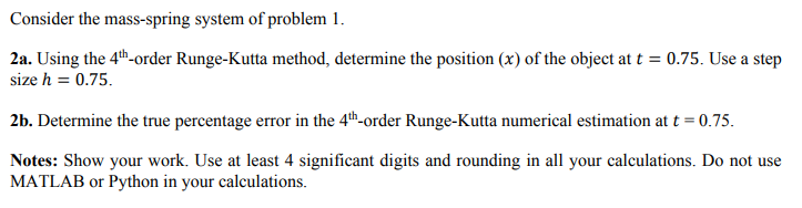Solved The following differential equation models the | Chegg.com