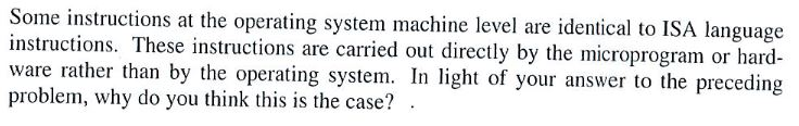 Solved Some instructions at the operating system machine | Chegg.com