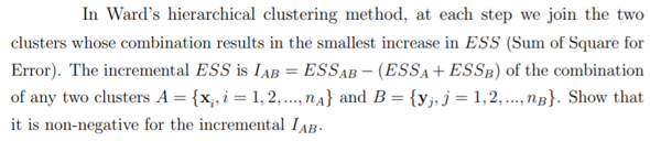 Solved In Ward S Hierarchical Clustering Method At Each