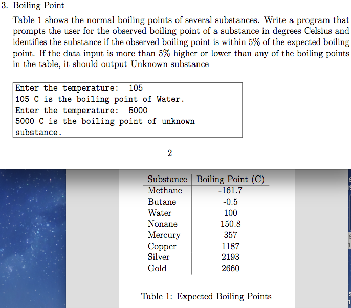 Solved 3. Boiling Point Table 1 shows the normal boiling | Chegg.com