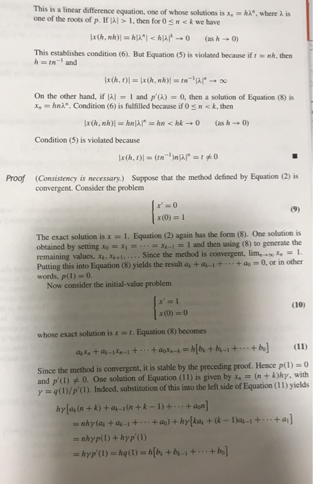 Solved 4. Consider the multistep method Determine α so that | Chegg.com