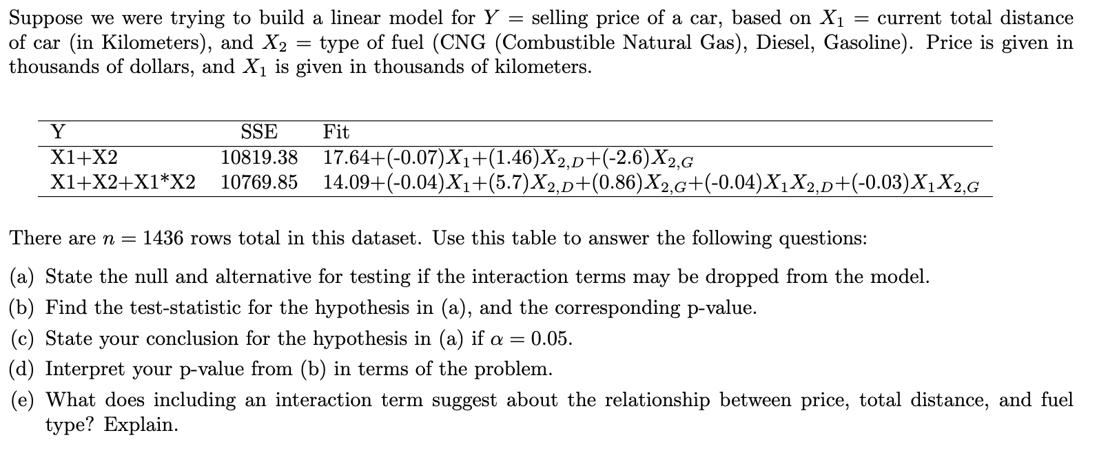 Solved Suppose we were trying to build a linear model for Y= | Chegg.com