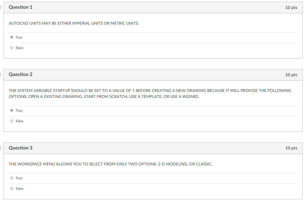 Solved BASIC AUTOCAD | Chegg.com