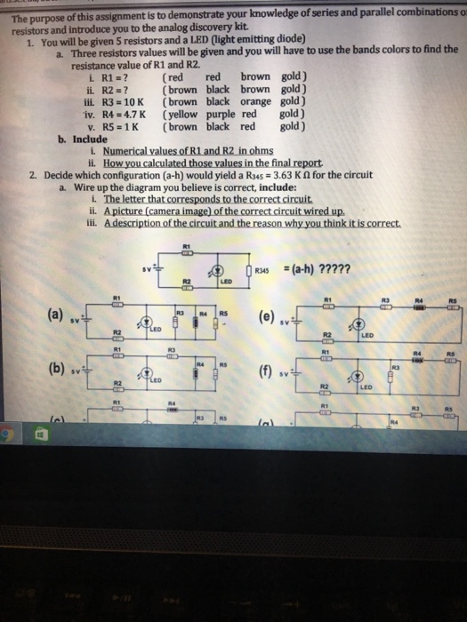 Solved The purpose of assignment is to demonstrate your | Chegg.com