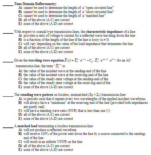 Solved Problem #4) Multiple Choice - Write the (CAPITAL) | Chegg.com