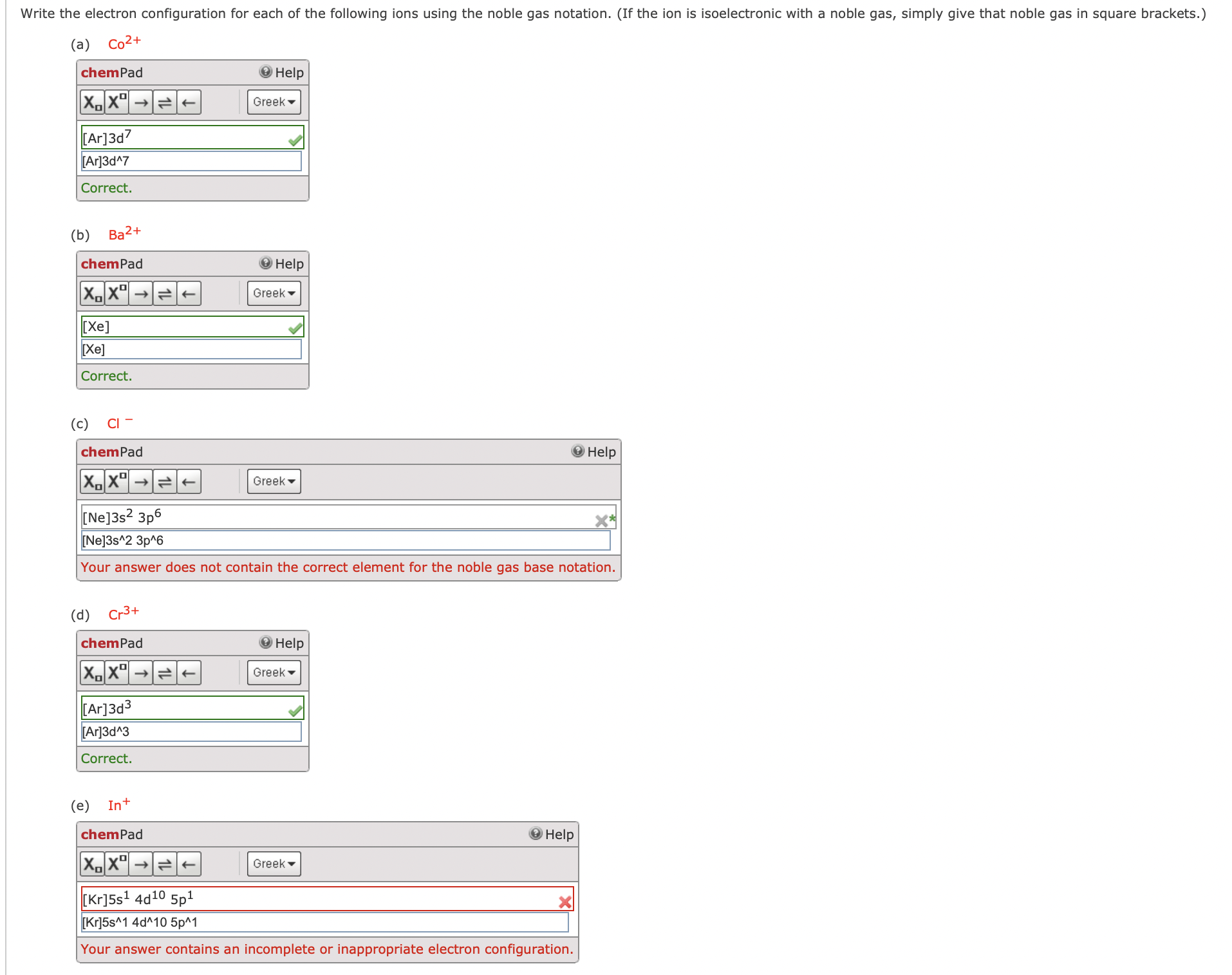 Solved I dont understand why question C and E are wrong and | Chegg.com