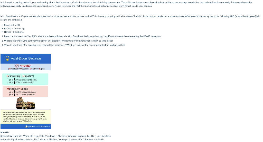 Solved following case study to address the questians below. | Chegg.com