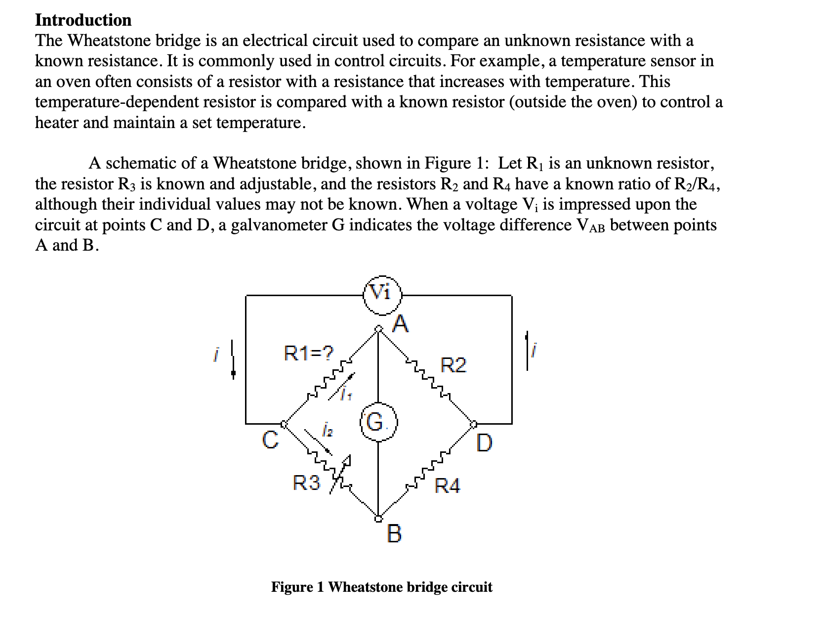 Solved WHEATSTONE BRIDGE DATA SHEET igital Multi-meter | Chegg.com