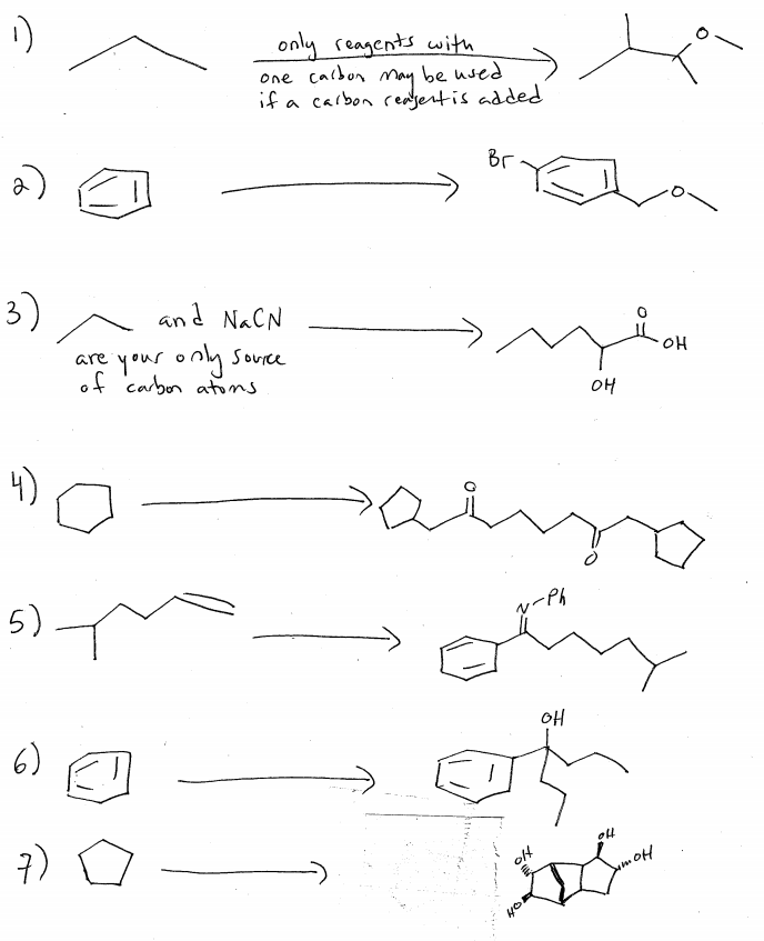 Solved only reagents with carbon be used if a carbon reagent | Chegg.com