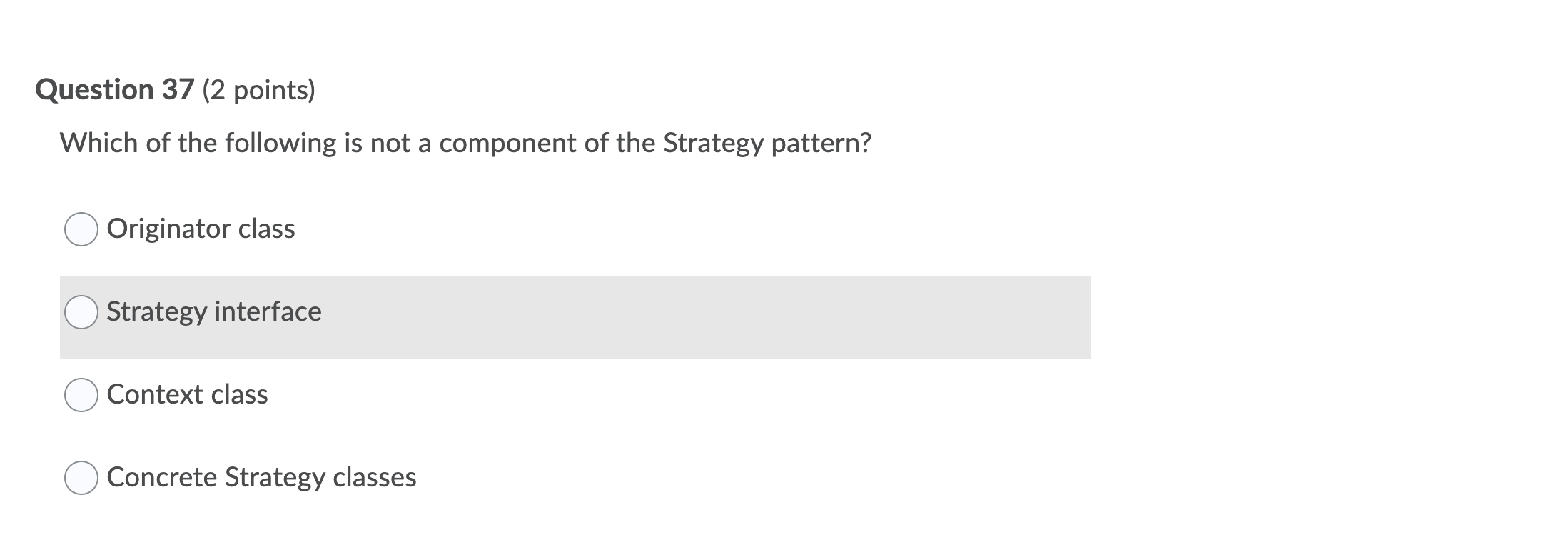 Solved Question 37 (2 points) Which of the following is not | Chegg.com