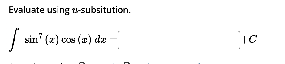 Solved Evaluate using u-subsitution. | Chegg.com