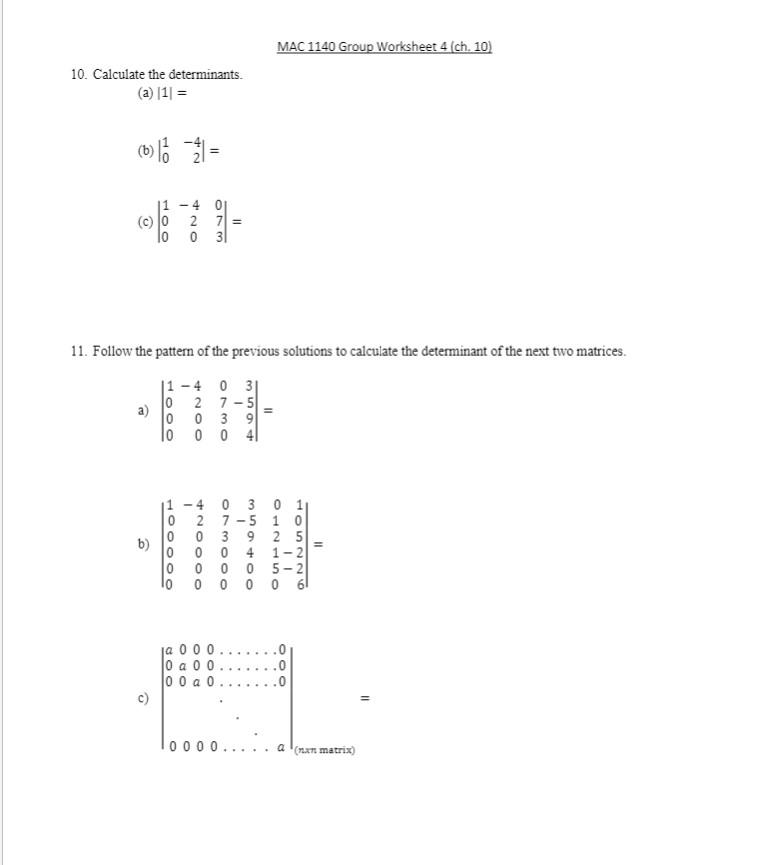 Solved MAC 1140 Group Worksheet 4 (ch. 10) Nanc: . | Chegg.com