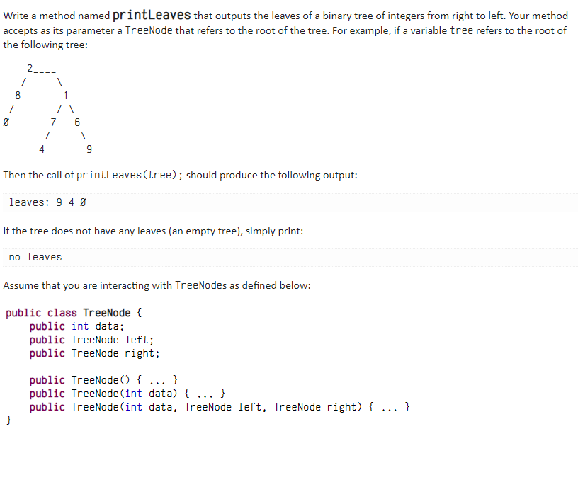 Solved In Java Method Write A Java Method As Described Not 