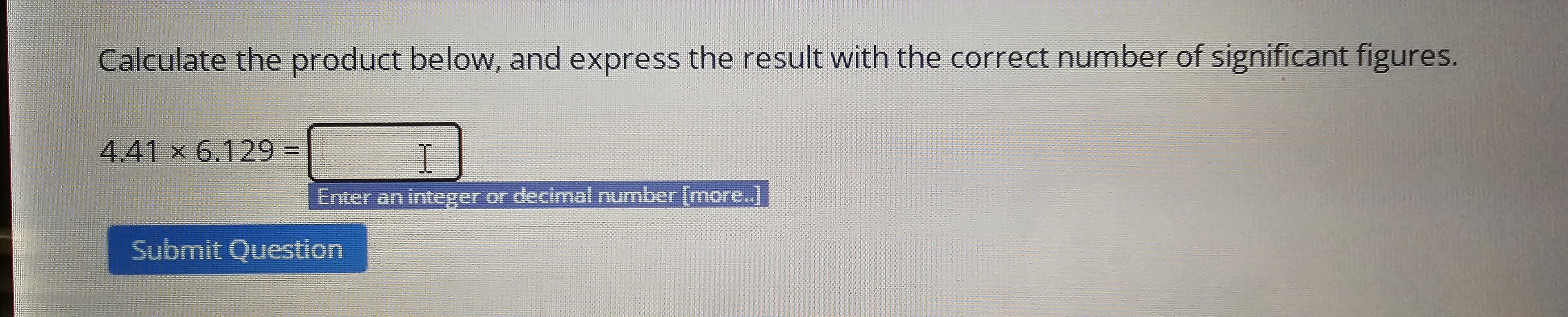 Solved Calculate the product below, and express the result | Chegg.com