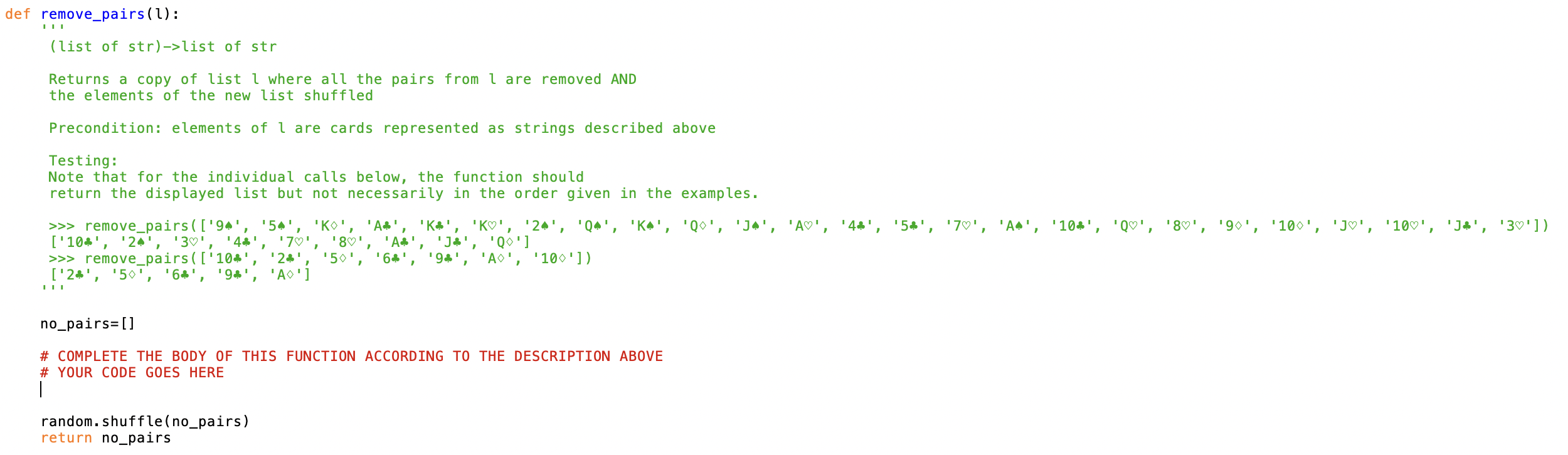 Solved Please write using pythonFor example, sorting the | Chegg.com