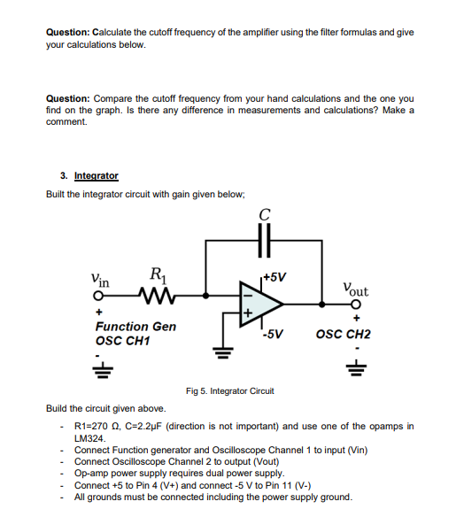 The Op-amp connection and pin diagram Please be | Chegg.com