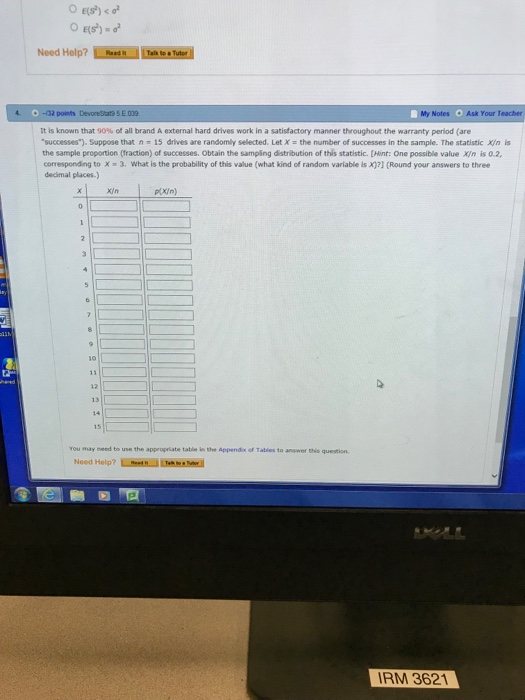 Solved Need Help? Tal toTuter 4 -32 ponts Notes Ask Your | Chegg.com