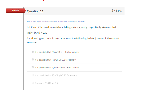 Solved This is a multiple answers question. Choose all the | Chegg.com