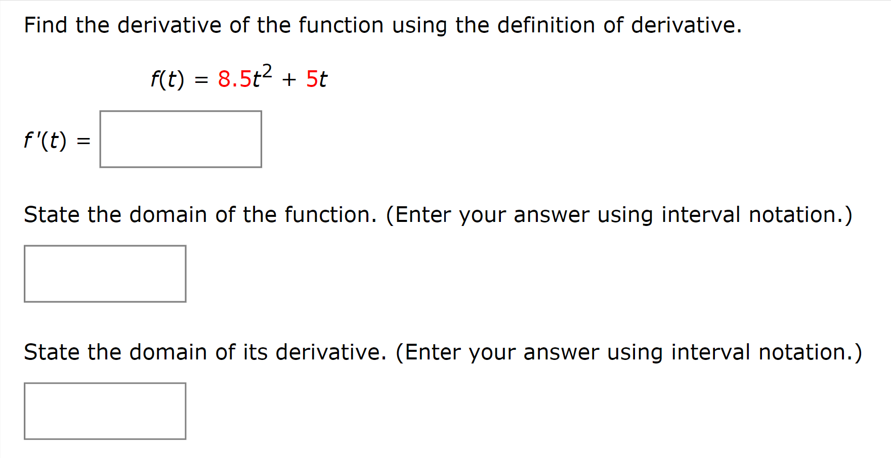 Solved Find the derivative of the function using the | Chegg.com