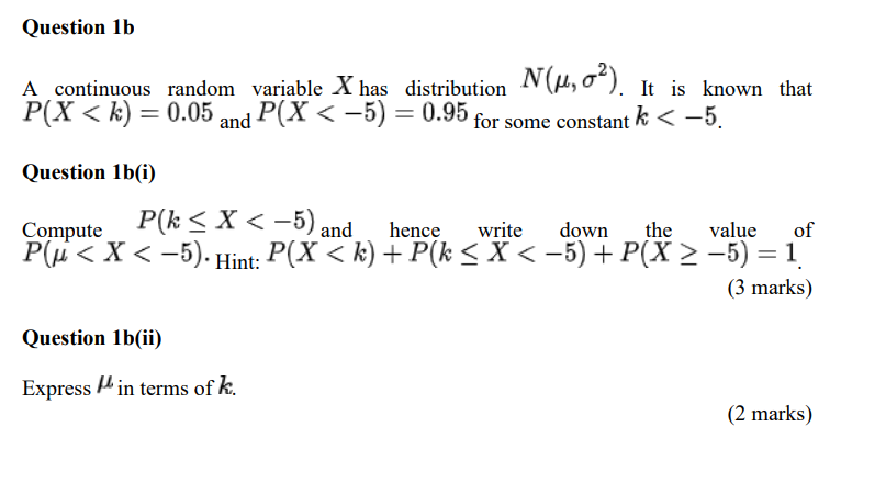 Solved A continuous random variable X has distribution | Chegg.com