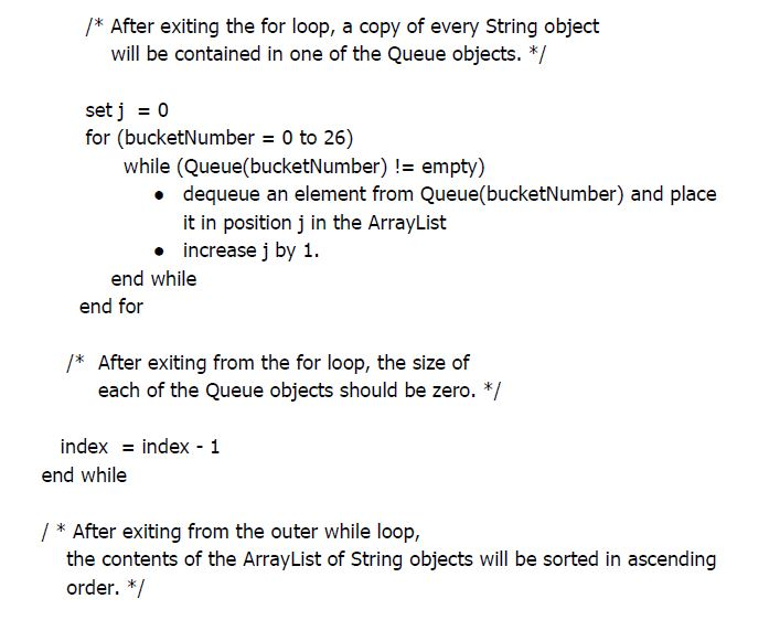 Declare and initialize array of 27 Queue objects | Chegg.com