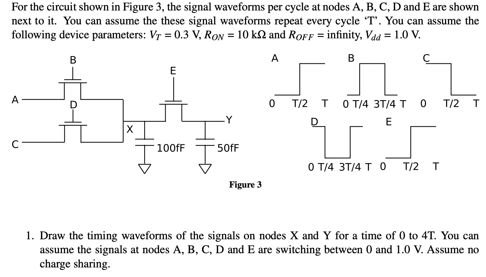 Solved For the circuit shown in Figure 3, the signal | Chegg.com