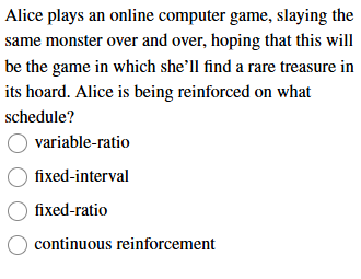 Solved Alice plays an online computer game, slaying the same | Chegg.com