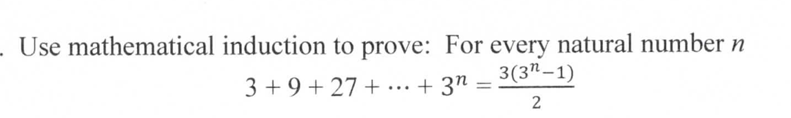 Solved . Use mathematical induction to prove: For every | Chegg.com