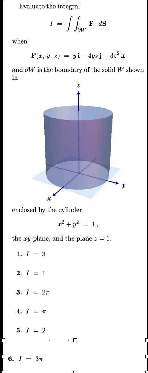 Solved Evaluate the integral 1 = || Fids J Jaw when F(x, y, | Chegg.com