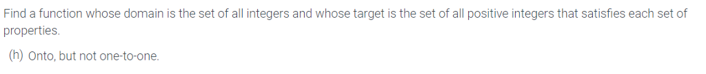 Solved Discrete Math: One to one, Onto, or Both(one to one | Chegg.com